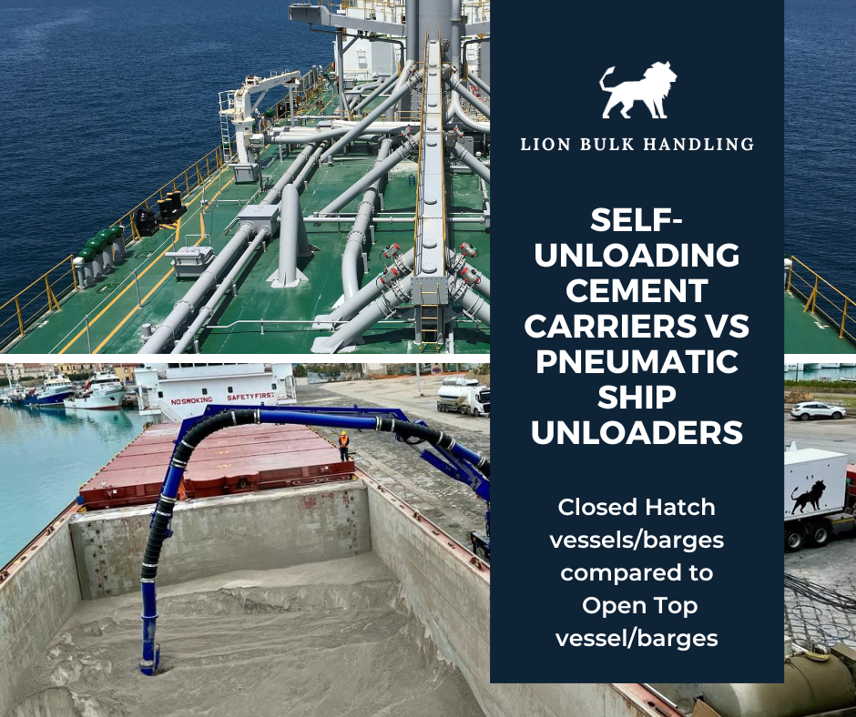 Self-Discharging ships | Lion Bulk Handling